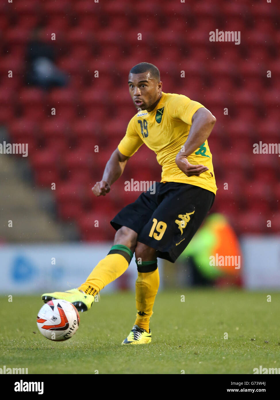 Soccer international friendly jamaica v egypt matchroom stadium hi-res ...