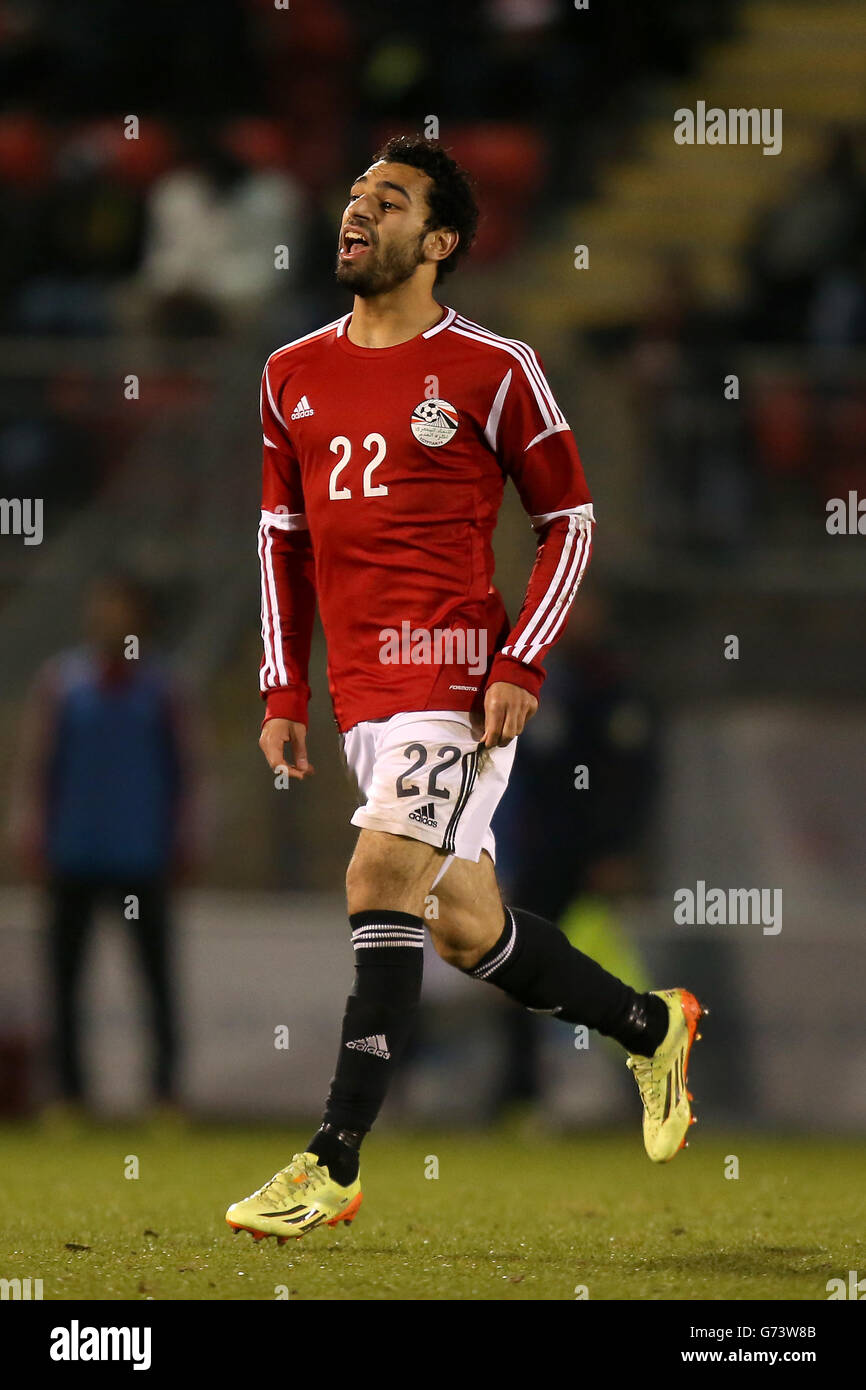 Soccer international friendly jamaica v egypt matchroom stadium hi-res ...