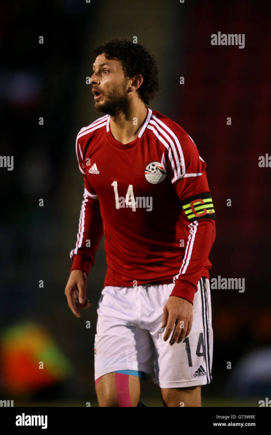 Soccer international friendly jamaica v egypt matchroom stadium hi-res ...