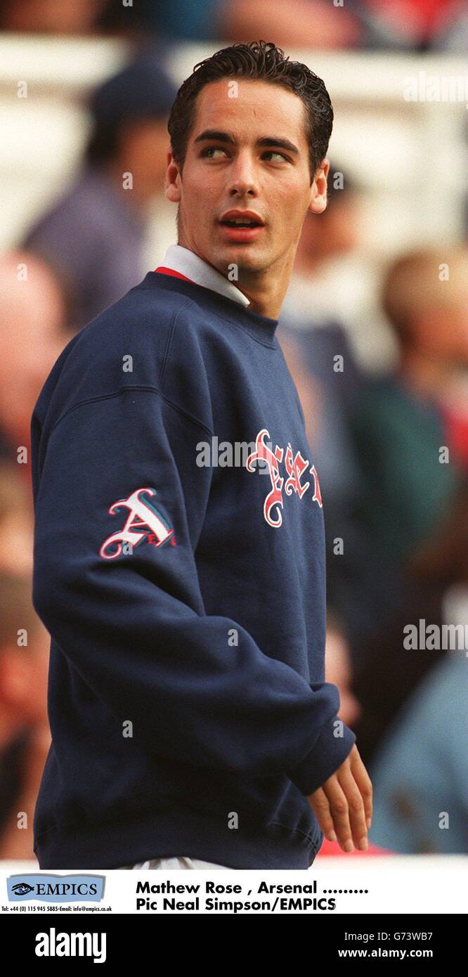 Soccer - Carling Premiership - Arsenal v Sunderland. Matthew Rose ...