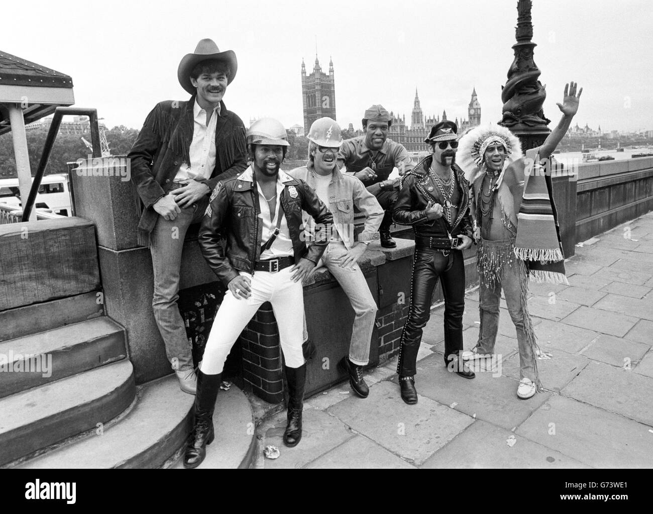Village people Black and White Stock Photos & Images - Alamy