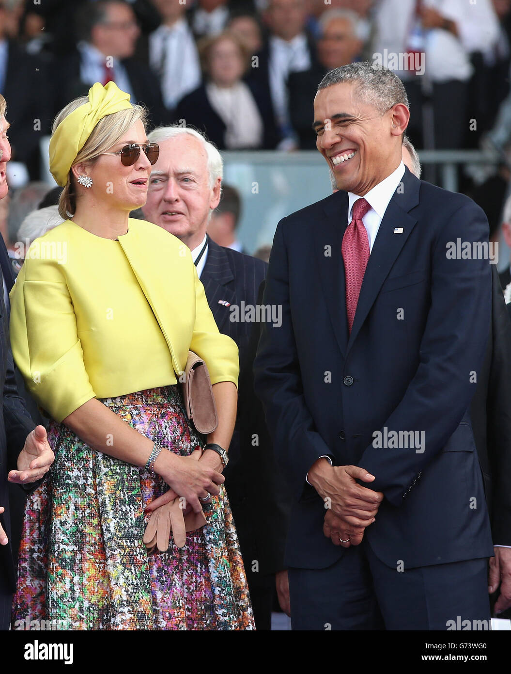 President Barack Obama of the United States and Queen Maxima of Holland ...