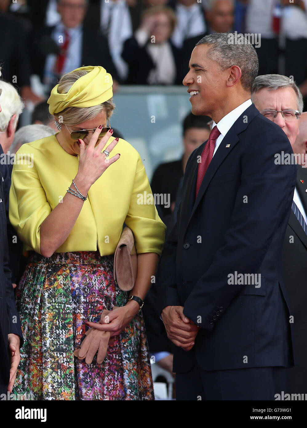 President Barack Obama of the United States and Queen Maxima of Holland ...