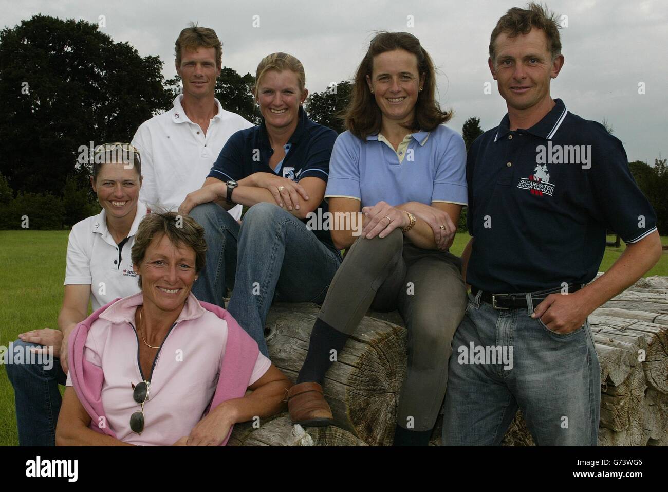 Photocall british olympic eventing team hi-res stock photography and ...