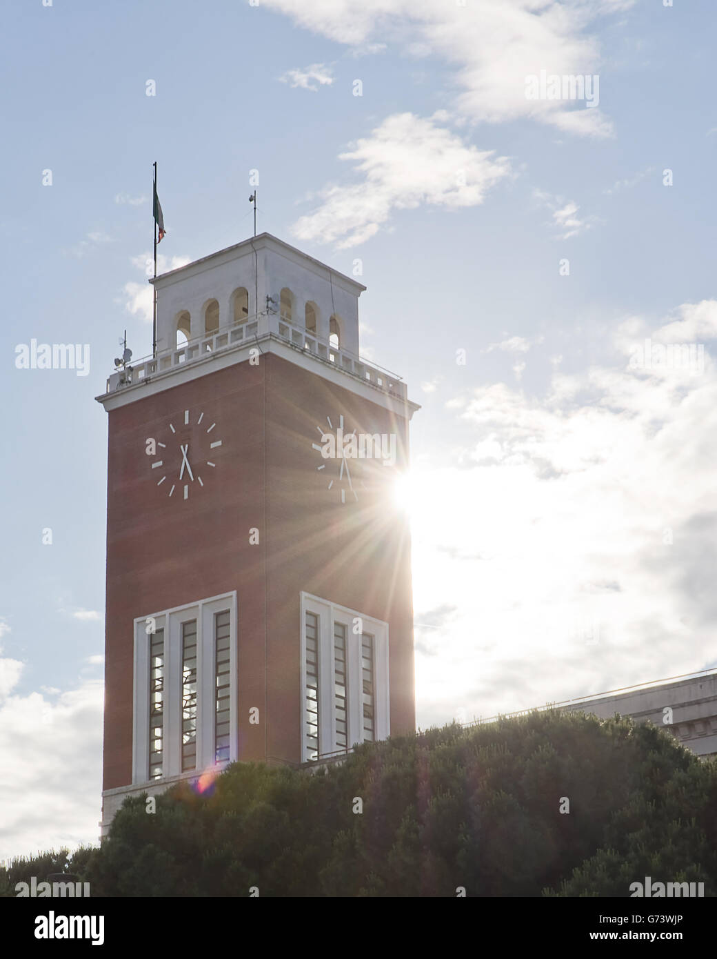 Pescara city hall in blue sky Stock Photo - Alamy