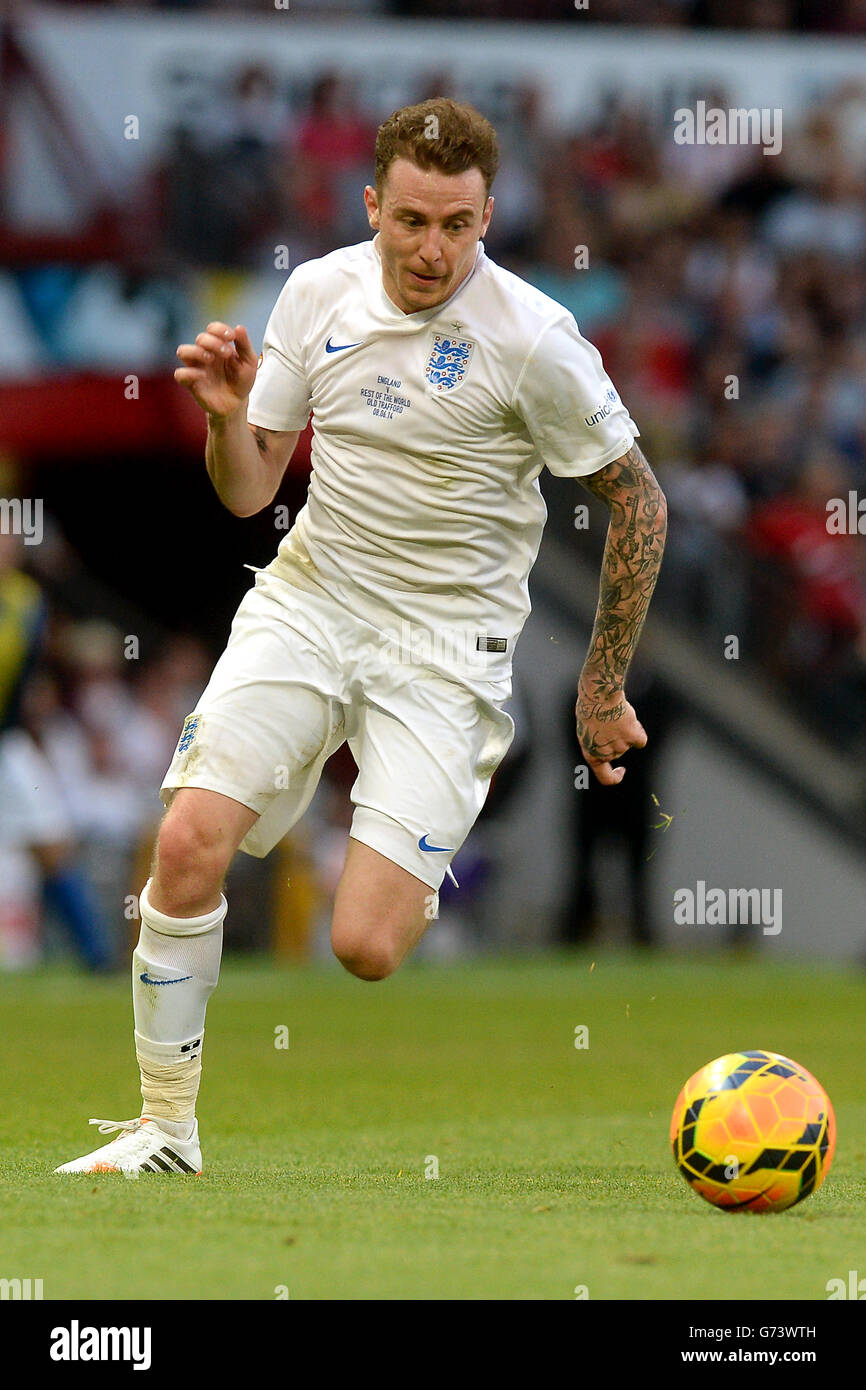 Soccer Aid 2014 - Manchester. Danny Jones, England Stock Photo - Alamy