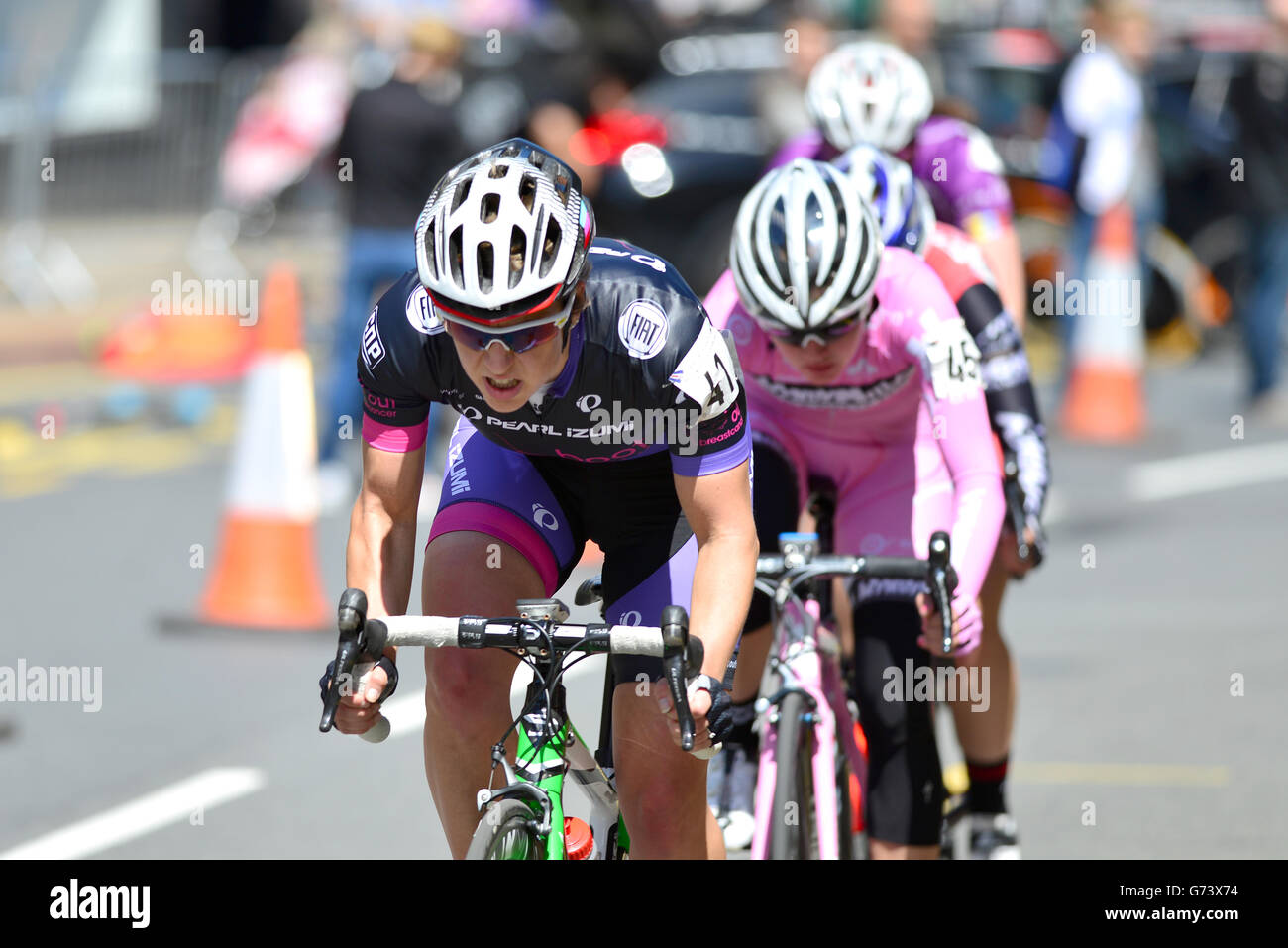 Pearl Izumi's Nikola Butler during the Elite Women's Milk Race in ...