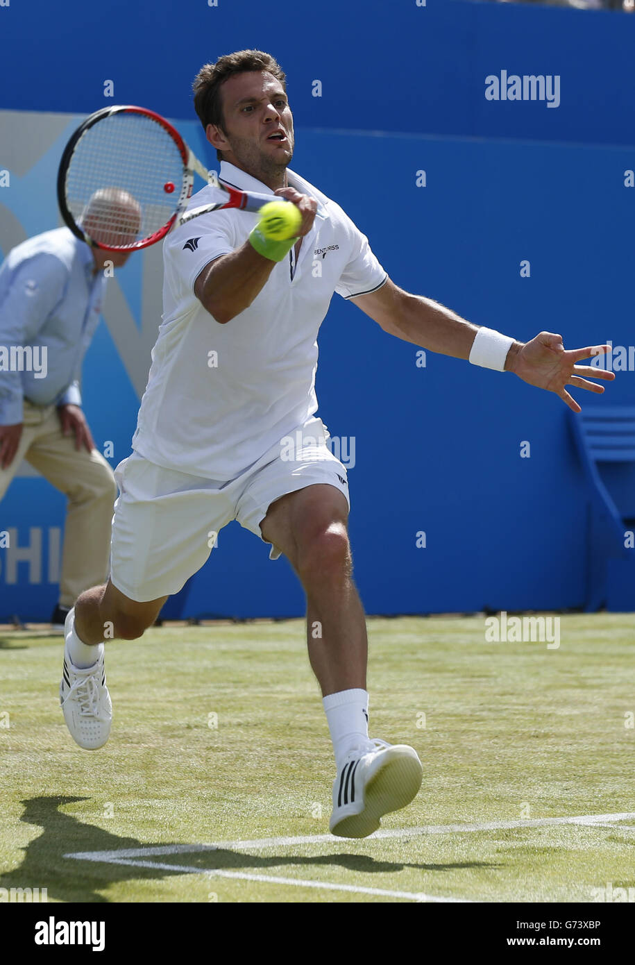 Paul-Henri Mathieu during the AEGON Championships at The Queen's Club ...
