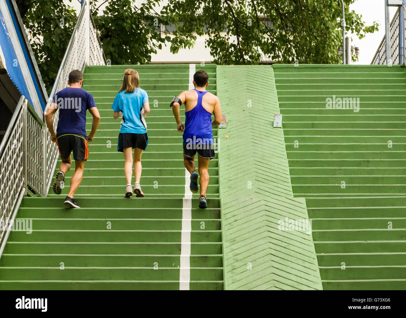Running Up Stairs High Resolution Stock Photography and Images - Alamy