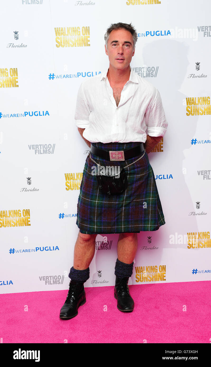 Greg Wise attending the Walking On Sunshine premiere at Vue West End, Leicester Square, London ...