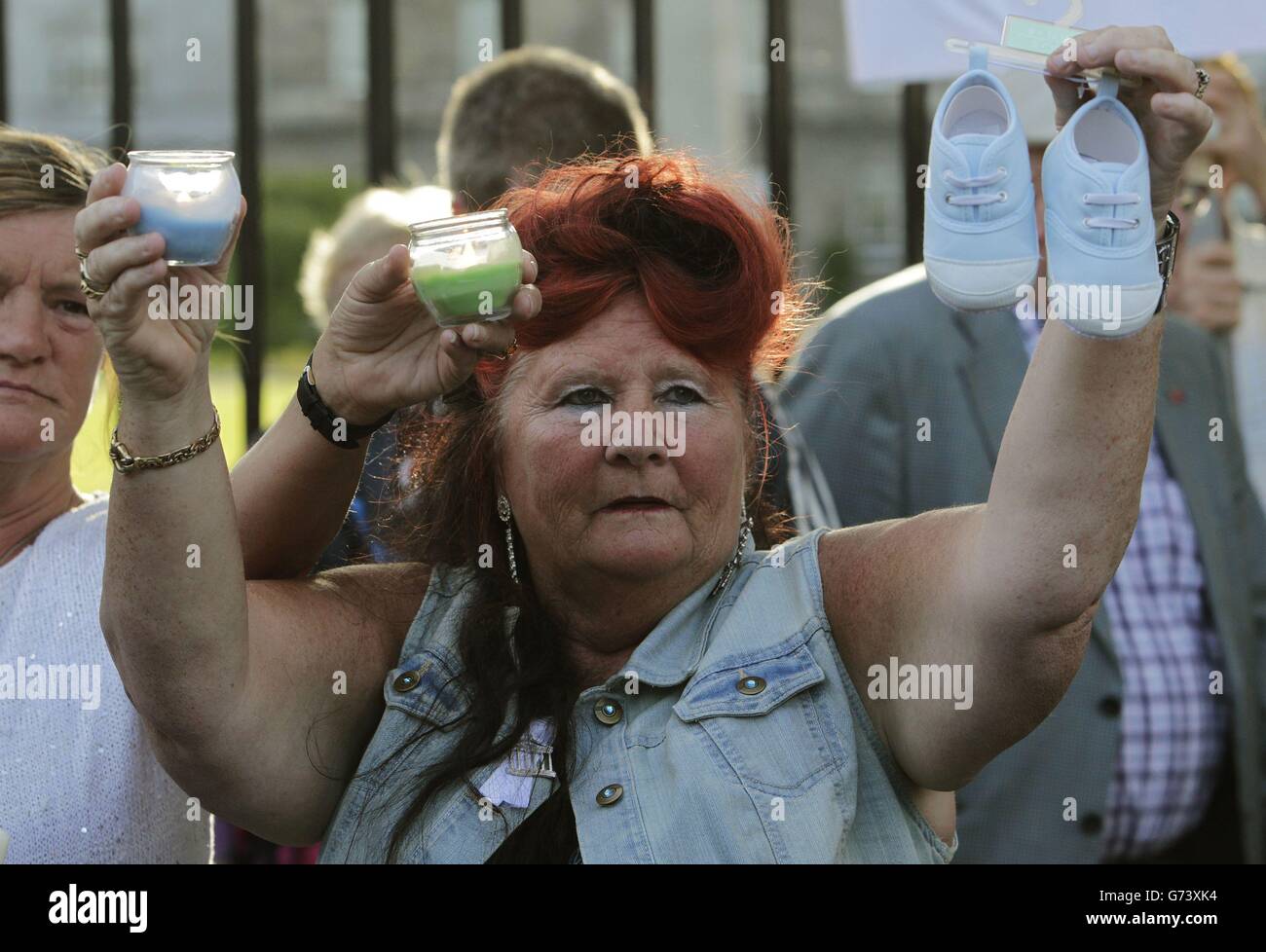 Mother and baby homes vigil Stock Photo - Alamy