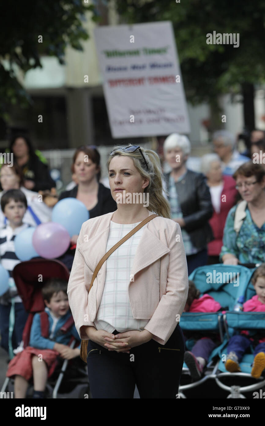 Mother and baby homes vigil Stock Photo - Alamy