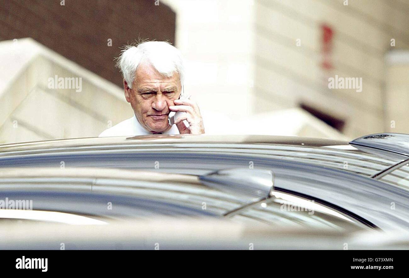 Newcastle manager Bobby Robson leaves St James's Park in Newcastle ...