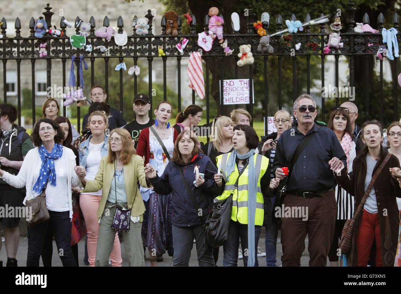 Mother and baby homes vigil Stock Photo - Alamy