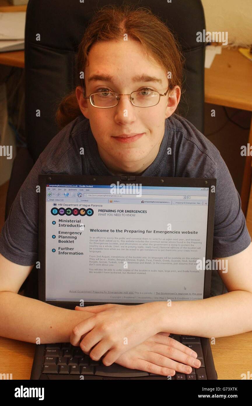 Thomas Scott preparingforemergencies.co.uk Stock Photo - Alamy