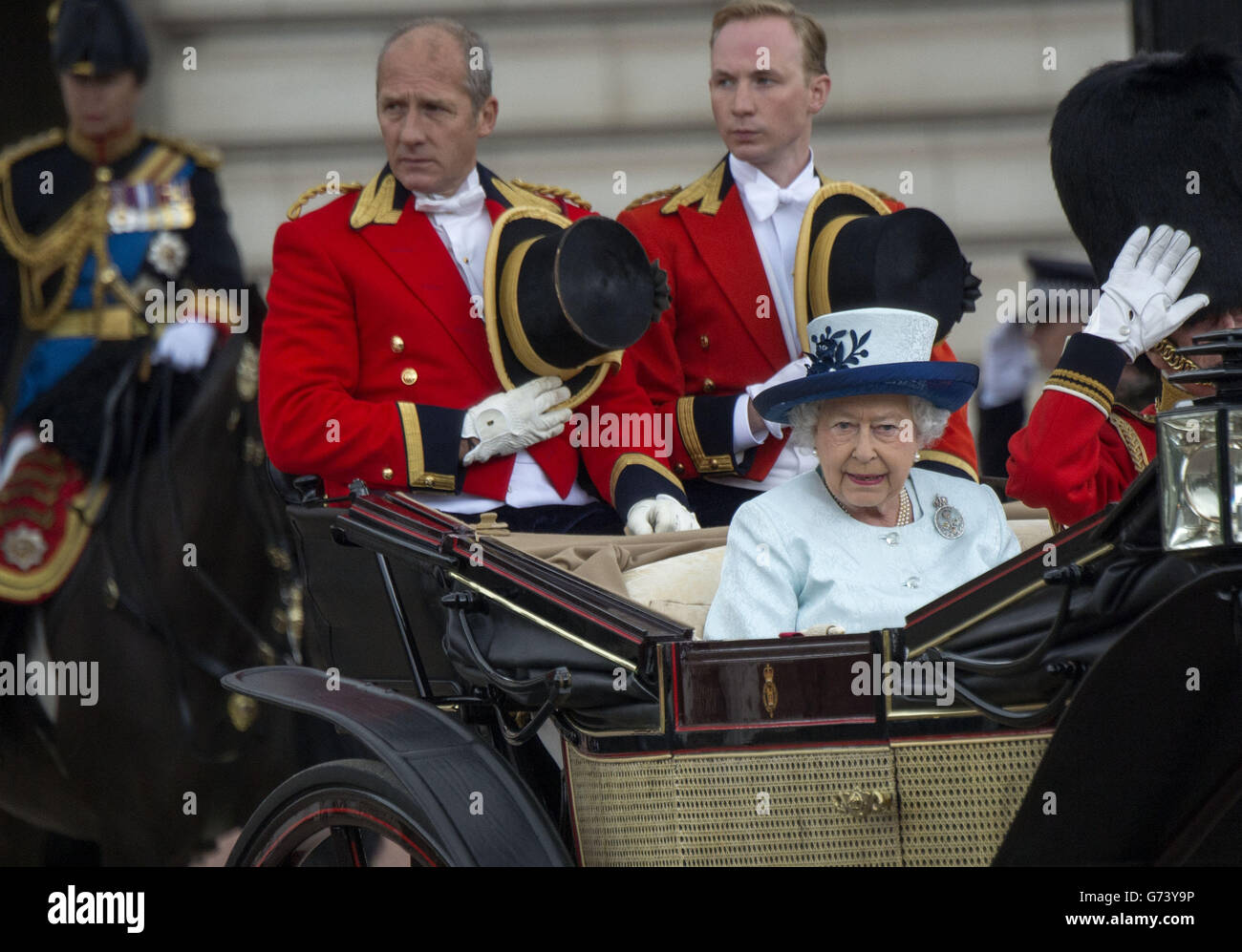 Trooping the Colour parade Stock Photo - Alamy