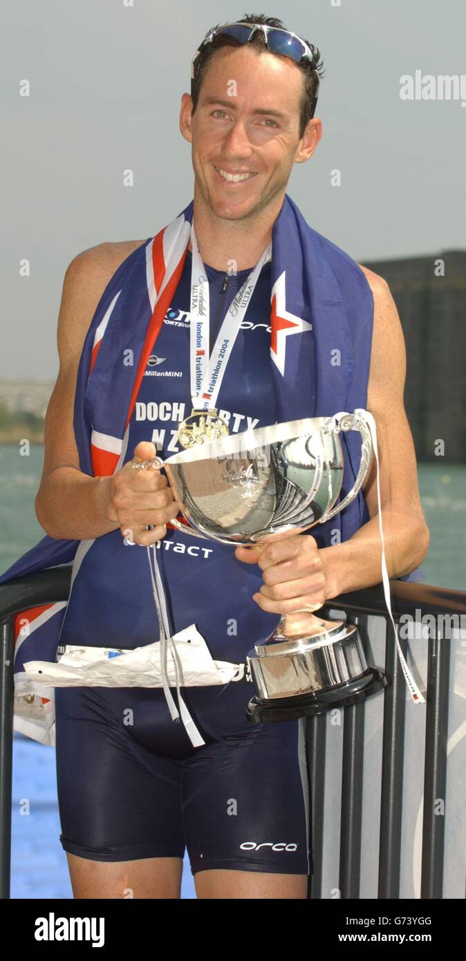 Bevan Docherty - London Triathlon Stock Photo - Alamy