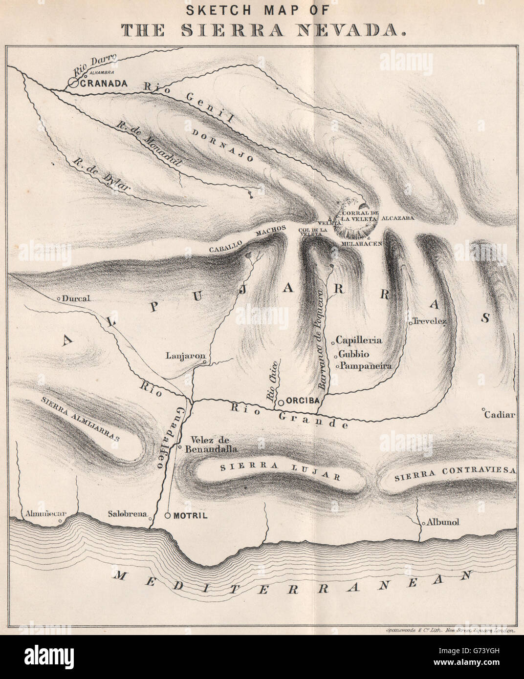 Map of motril spain hi-res stock photography and images - Alamy
