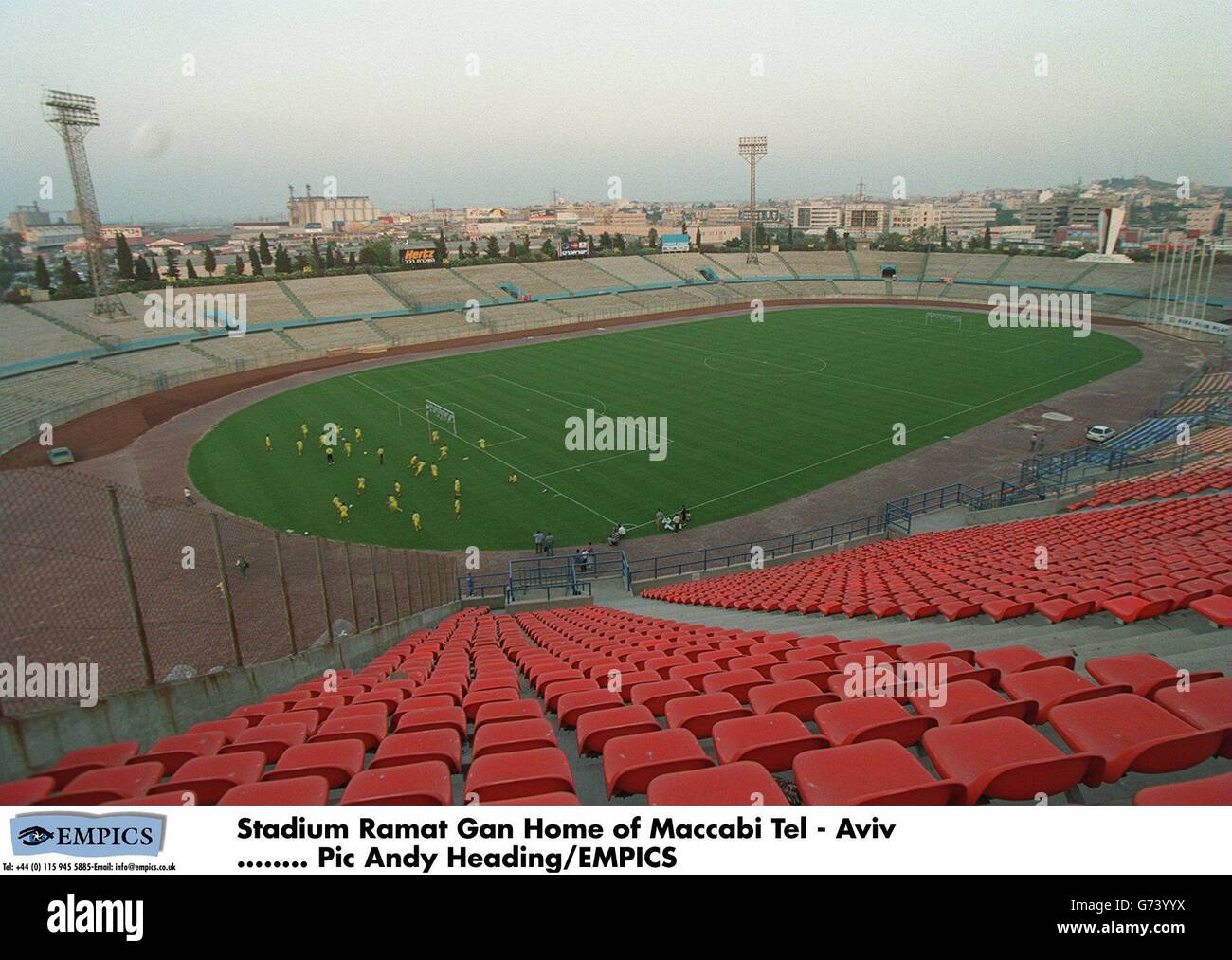 Soccer - Uefa Champions League - Maccabi Tel - Aviv. Stadium Ramat Gan ...