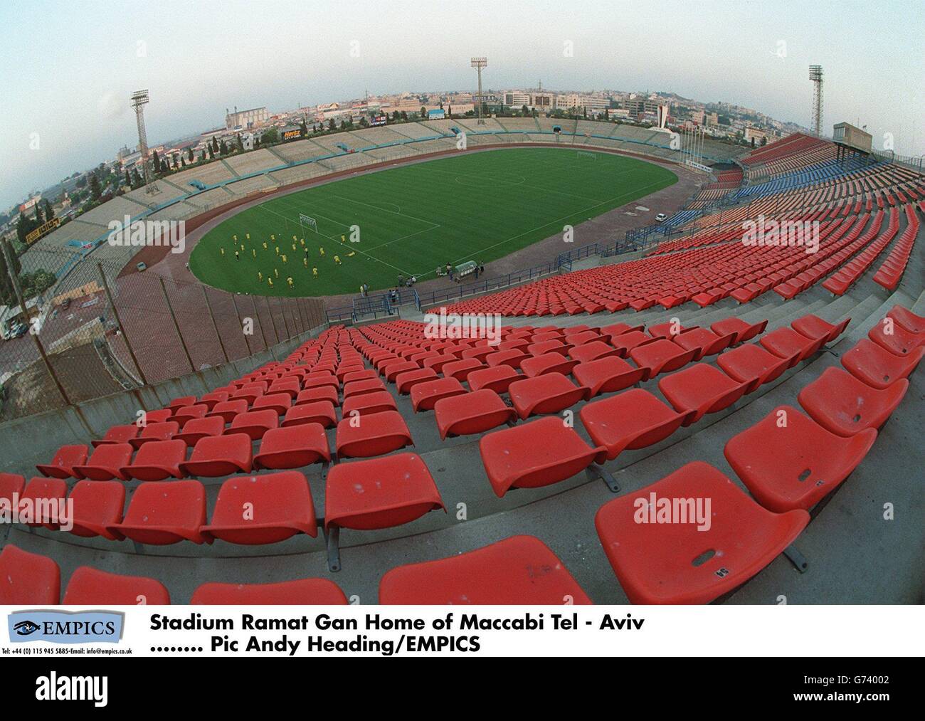 Soccer - Uefa Champions League - Maccabi Tel - Aviv. Stadium Ramat Gan ...