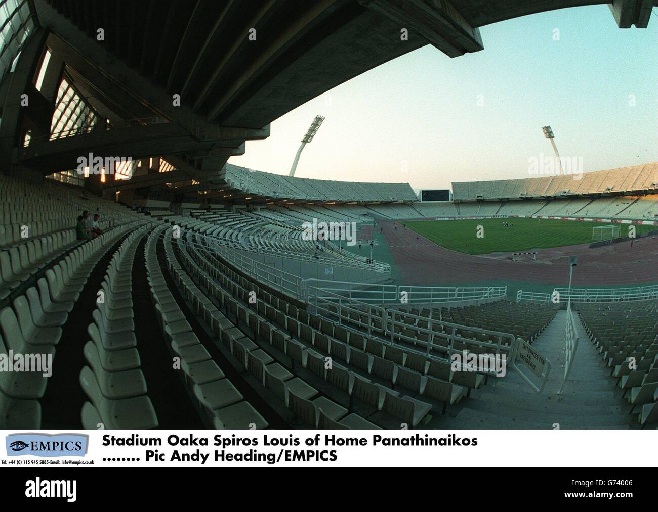 Soccer - Uefa Champions League - Panathinaikos. Stadium Oaka Spiros ...