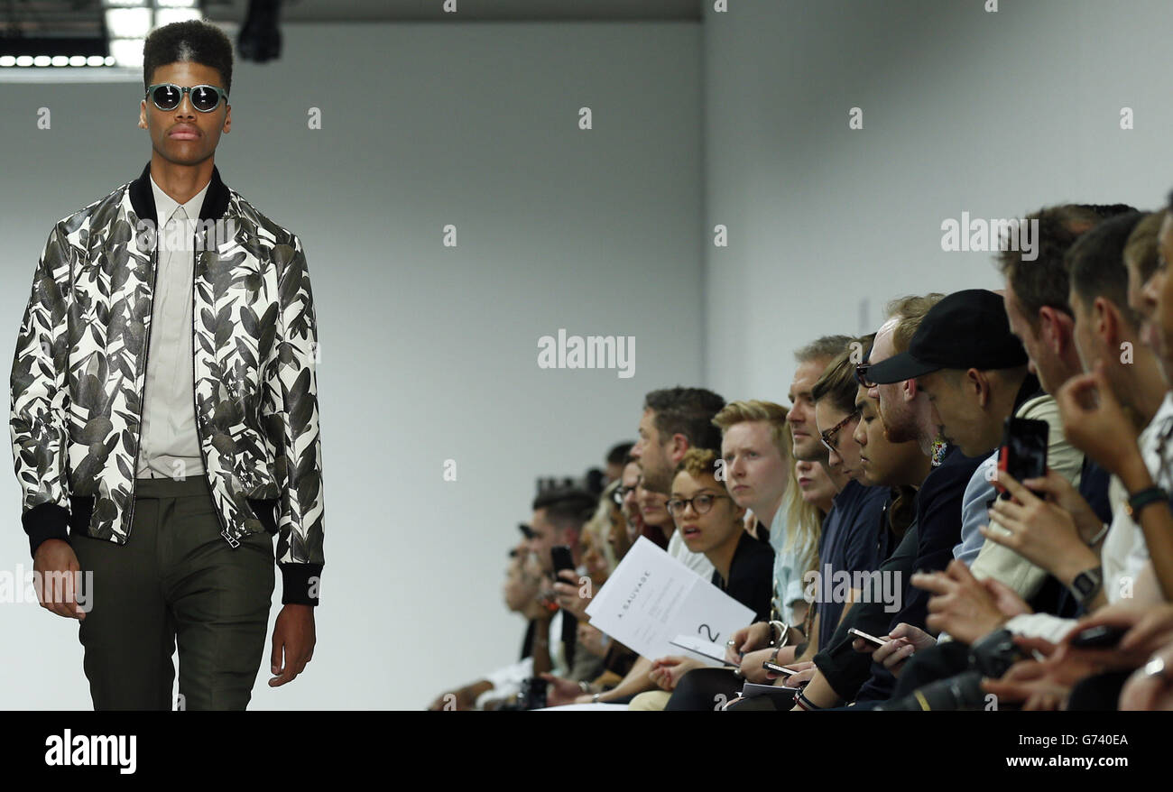 Half length mid catwalk runway model models modelling designer designs ...