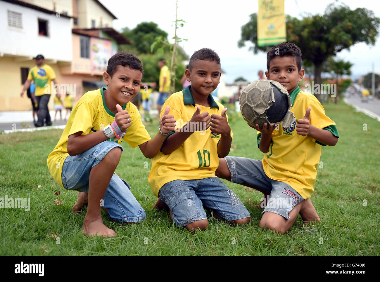 Mexican Kids Playing Soccer