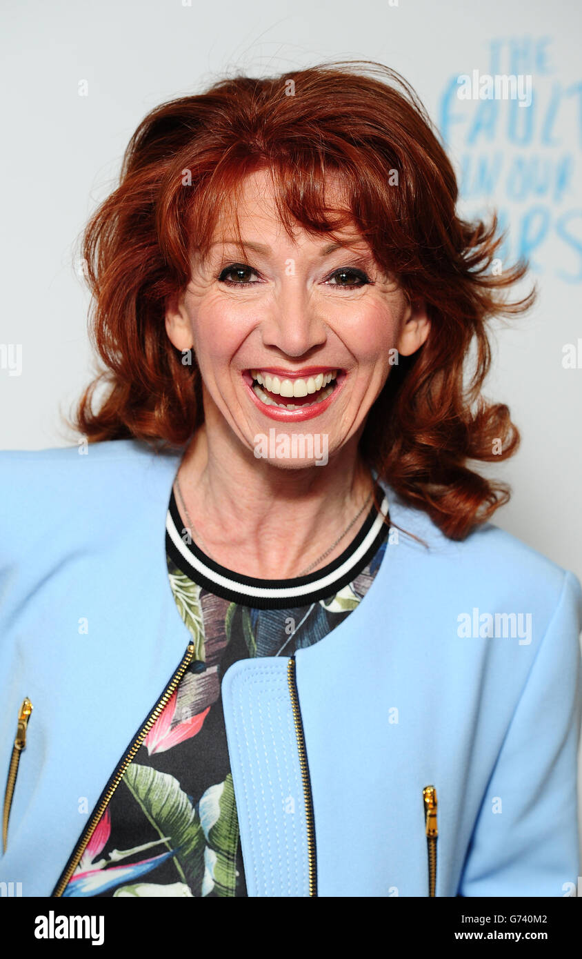 Bonnie Langford attending a special screening of The Fault in Our Stars ...