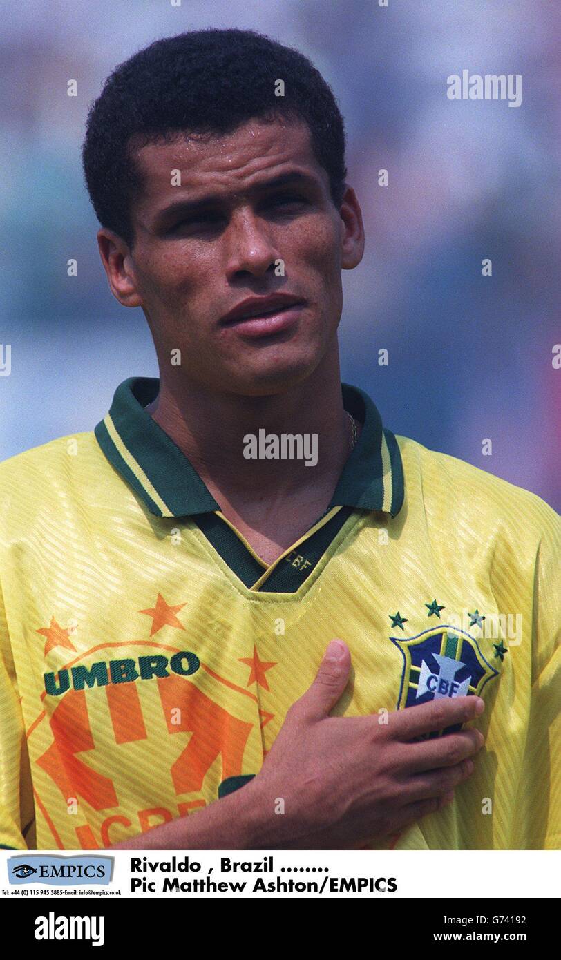 International Soccer - Fifa World Stars Team v Brazil. Rivaldo , Brazil ...