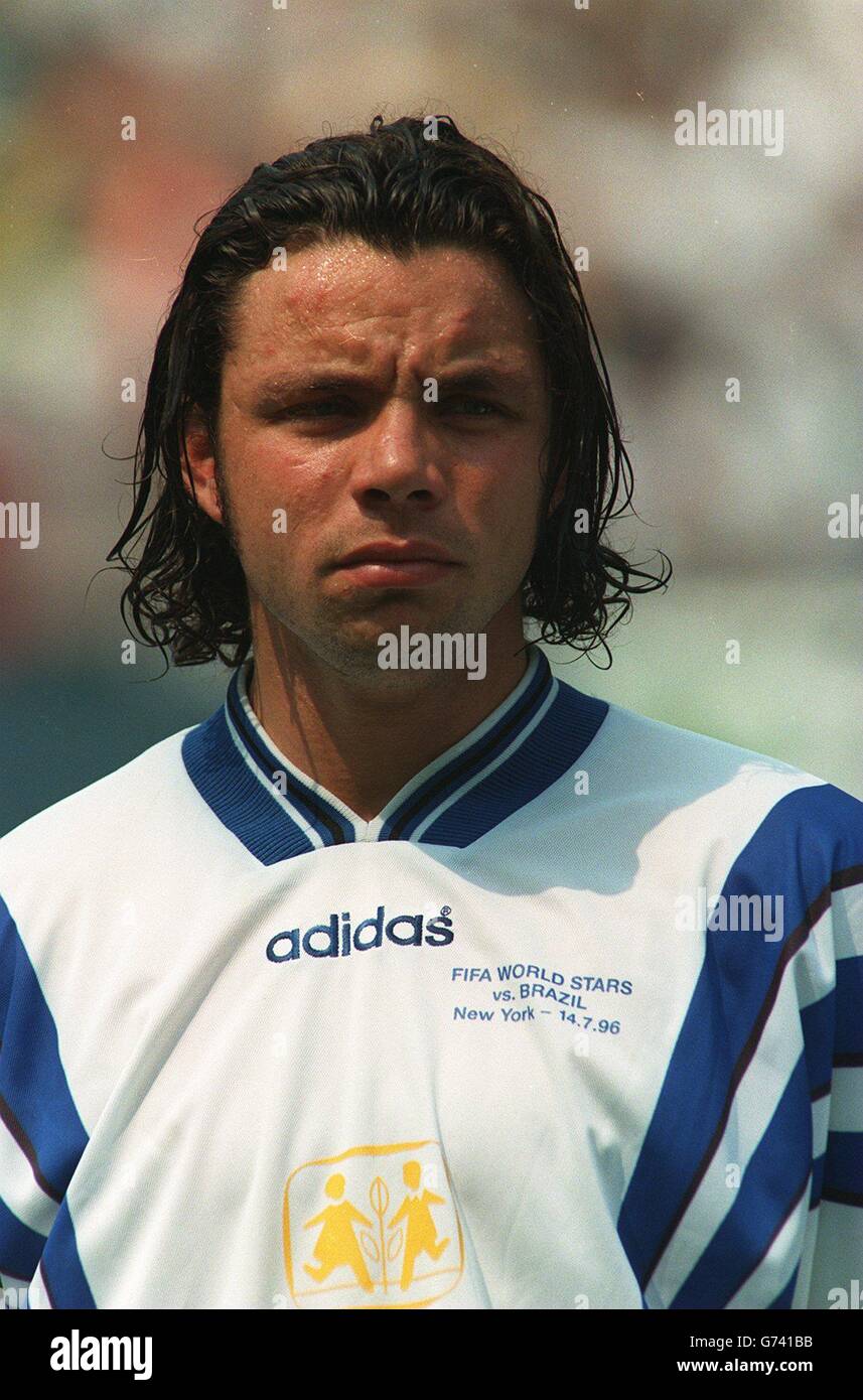 International Soccer - Fifa World Stars Team v Brazil. Mark Fish , Fifa ...