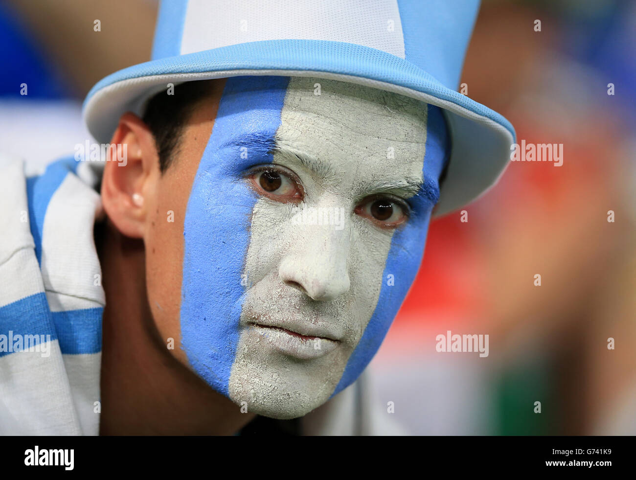 Football facepaint face paint hi-res stock photography and images - Alamy