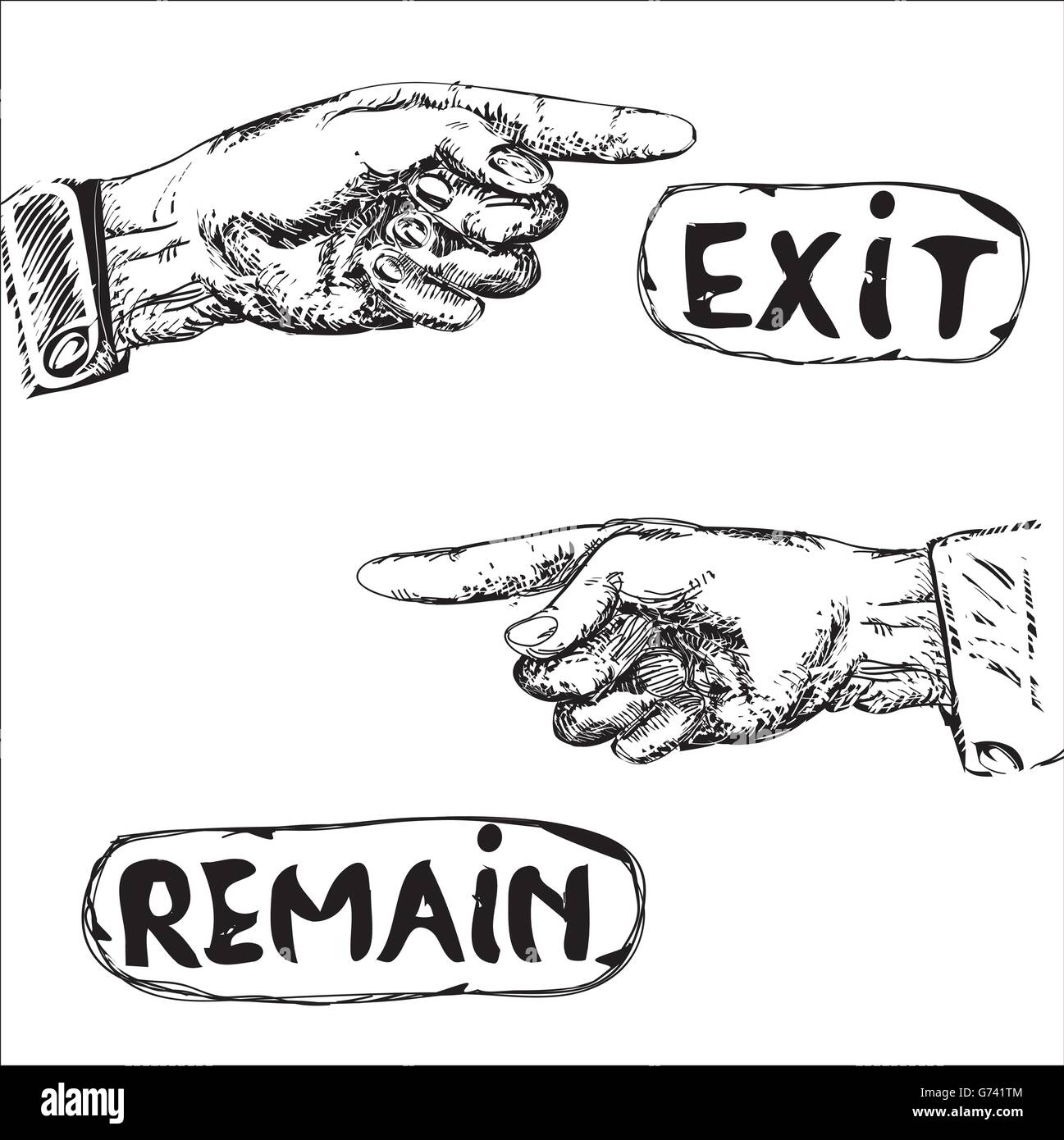 Pointing Right Direction Stock Vector Image & Art - Alamy