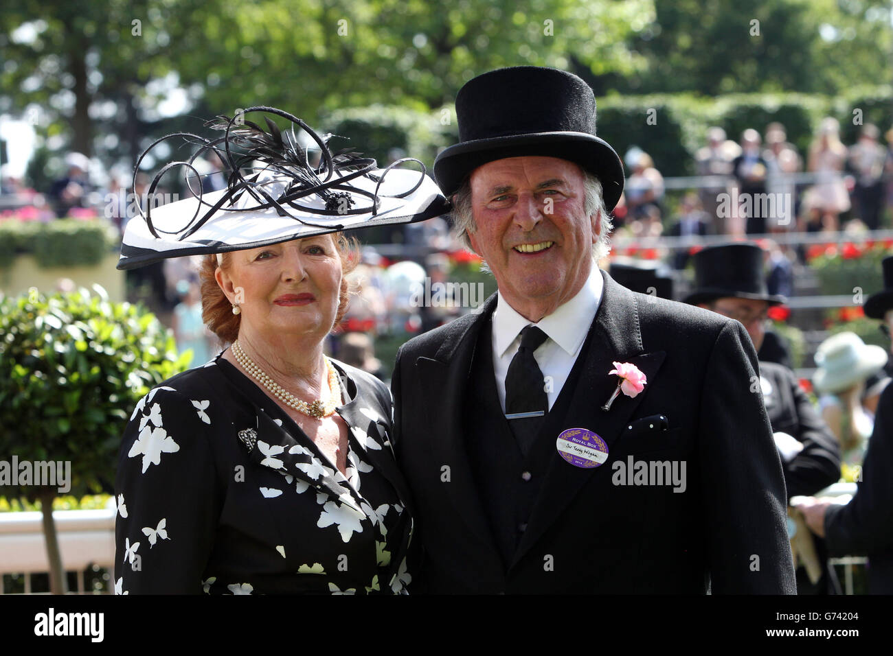 Sir Terry and Lady Wogan during Day Five of the 2014 Royal Ascot ...