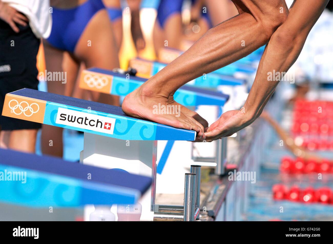 Olympics feet branding swatch hi-res stock photography and images - Alamy
