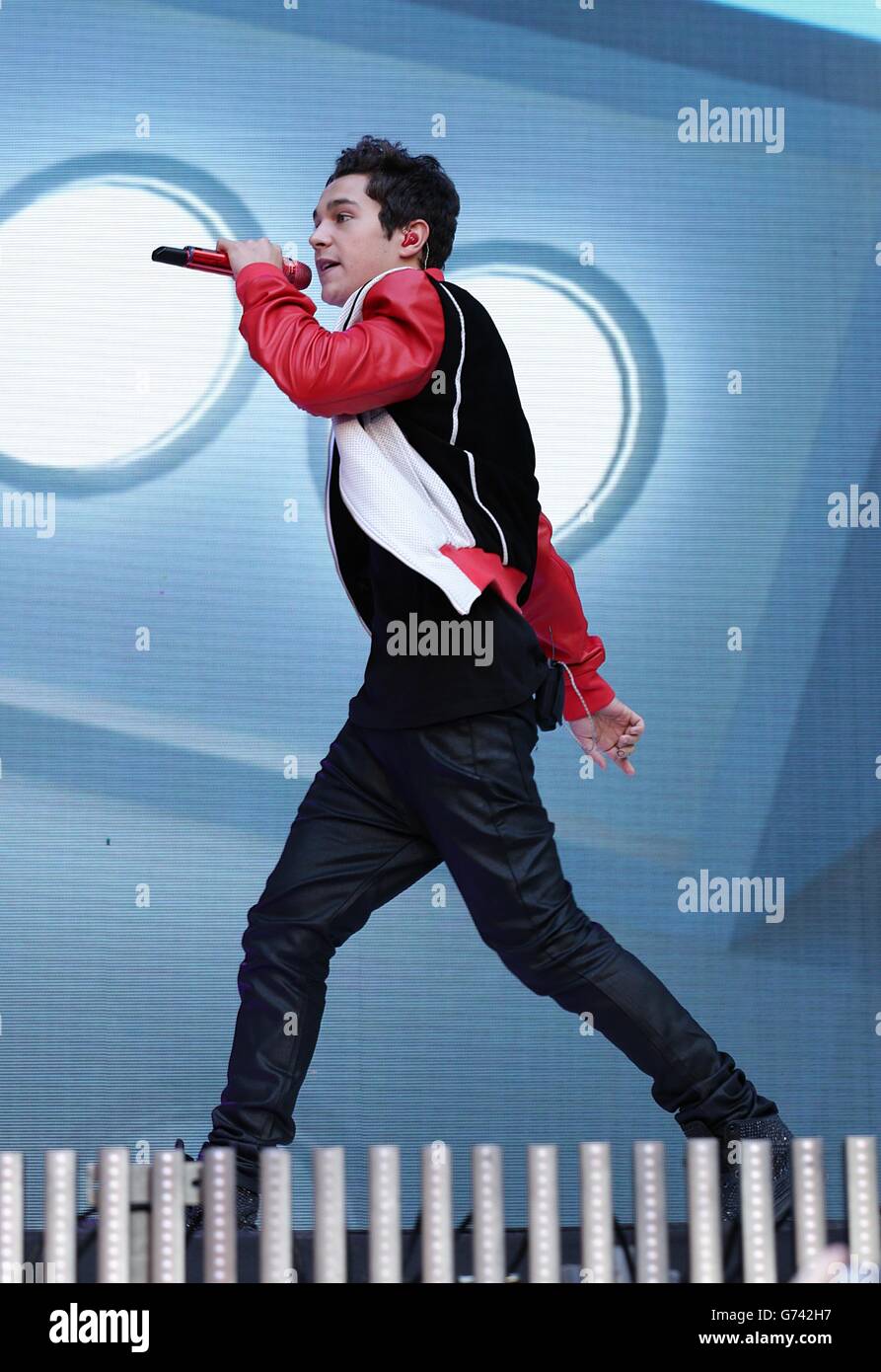 Austin Mahone performs during Capital FM's Summertime Ball at Wembley ...