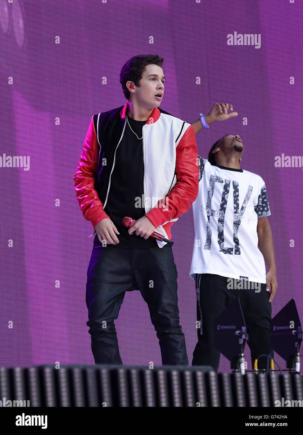 Austin Mahone performs during Capital FM's Summertime Ball at Wembley ...
