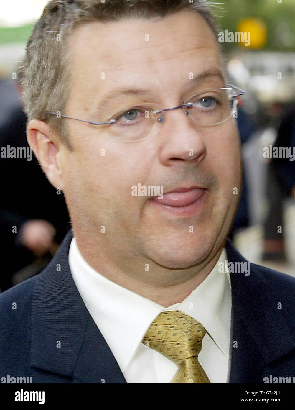 Brian Stevens arrives at the Old Bailey in central London. The jury in ...