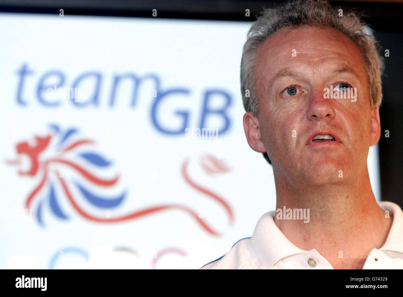 British chef de mission at the athens olympics hi-res stock photography ...