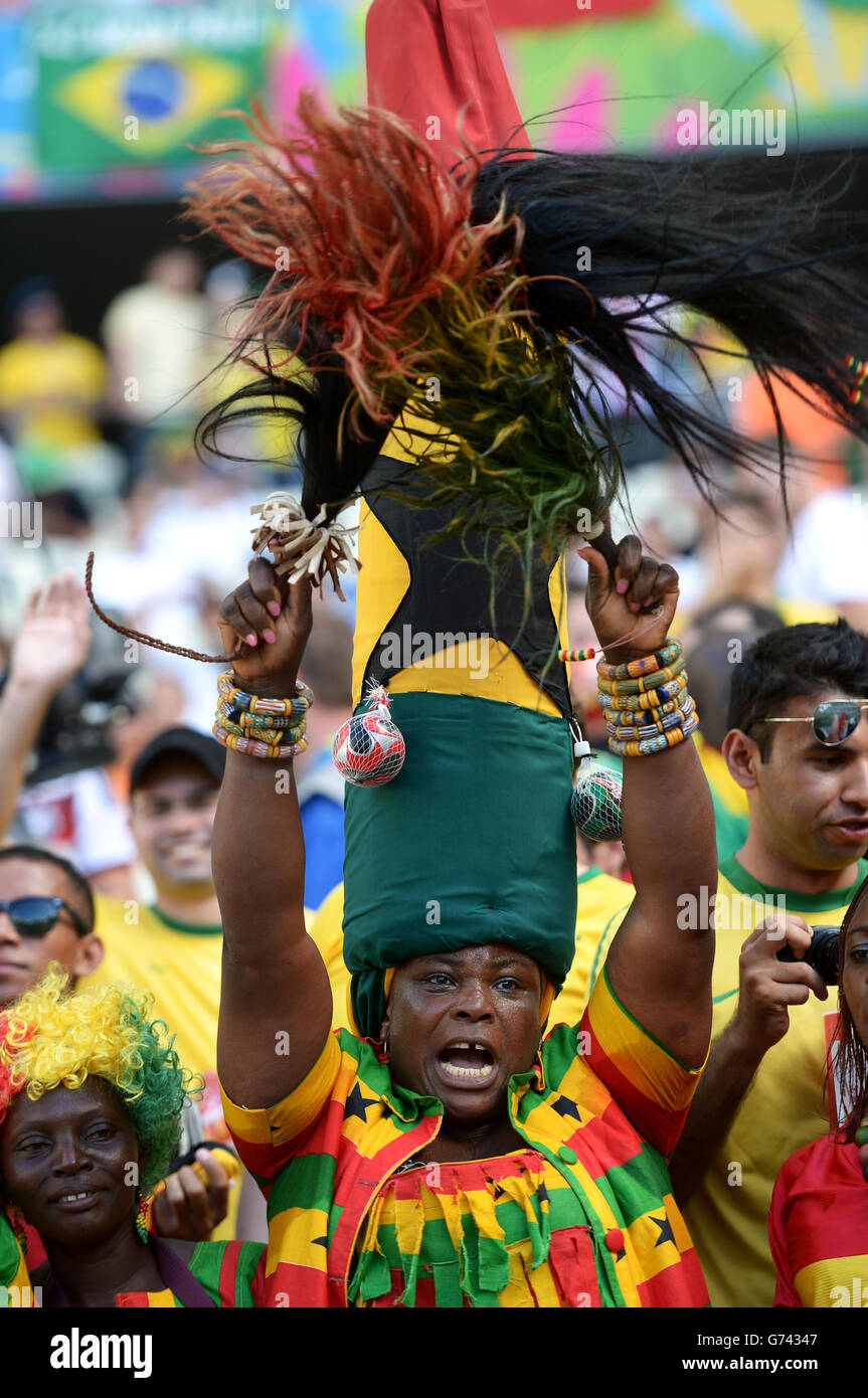 Ghana fans soak up the atmosphere hi-res stock photography and images ...