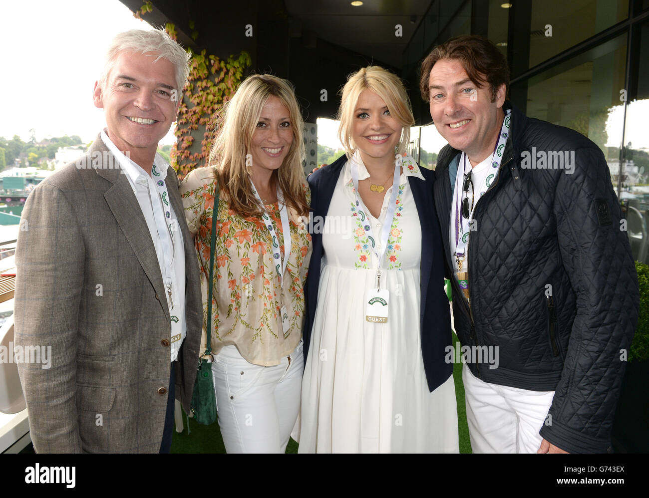 Phillip Schofield, Nicole Appleton, Holly Willoughby and Jonathan Ross ...