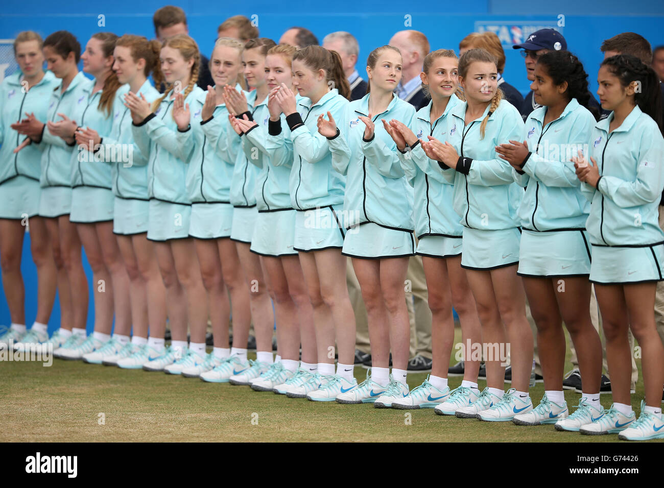 Queens club ballgirls hi-res stock photography and images - Alamy