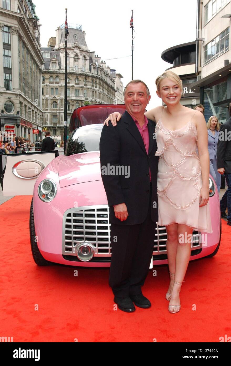 Stars of the film Ron Cook and Sophia Myles, who plays Lady Penelope ...