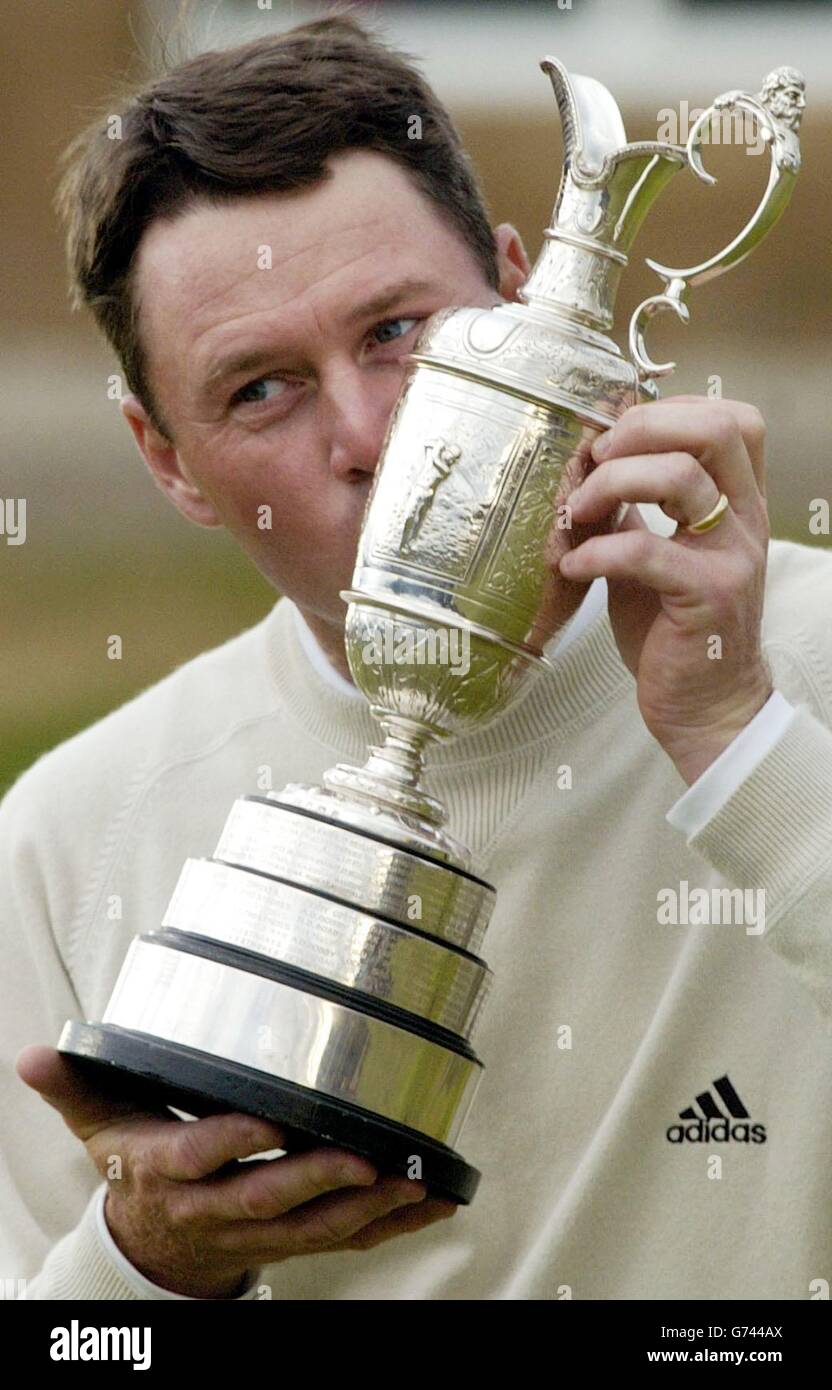 Usas todd hamilton claret jug winning 133rd open championship hi-res ...