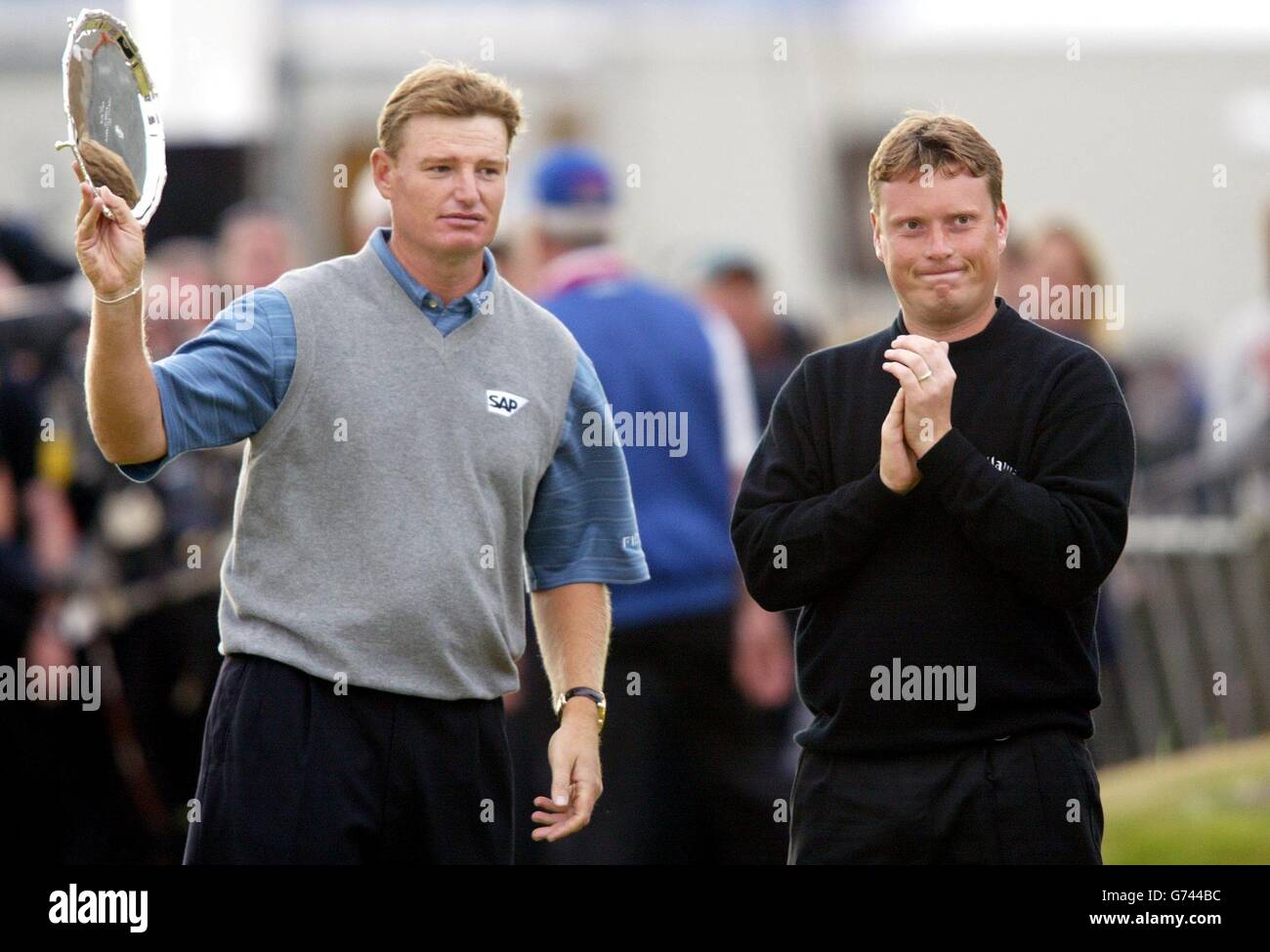 Scotland's Stuart Wilson (right) with runner-up, South Africa's Ernie ...