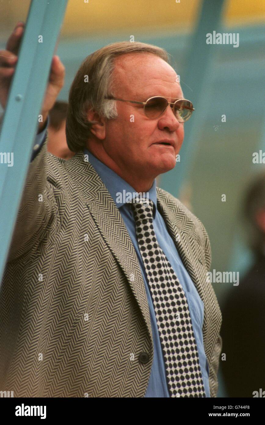 Ron Atkinson - Coventry City manager looks on in dissapointment as his ...