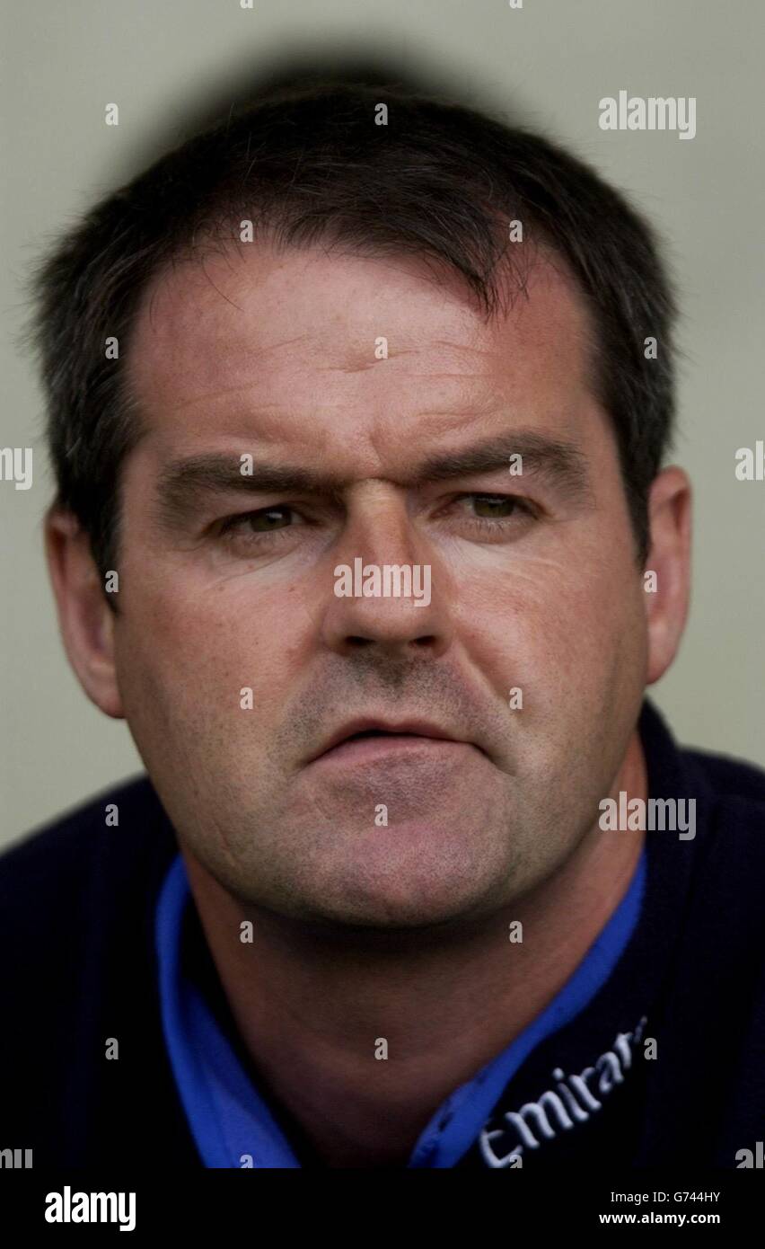 Chelsea coach Steve Clarke watches his side in action at The Kassam ...