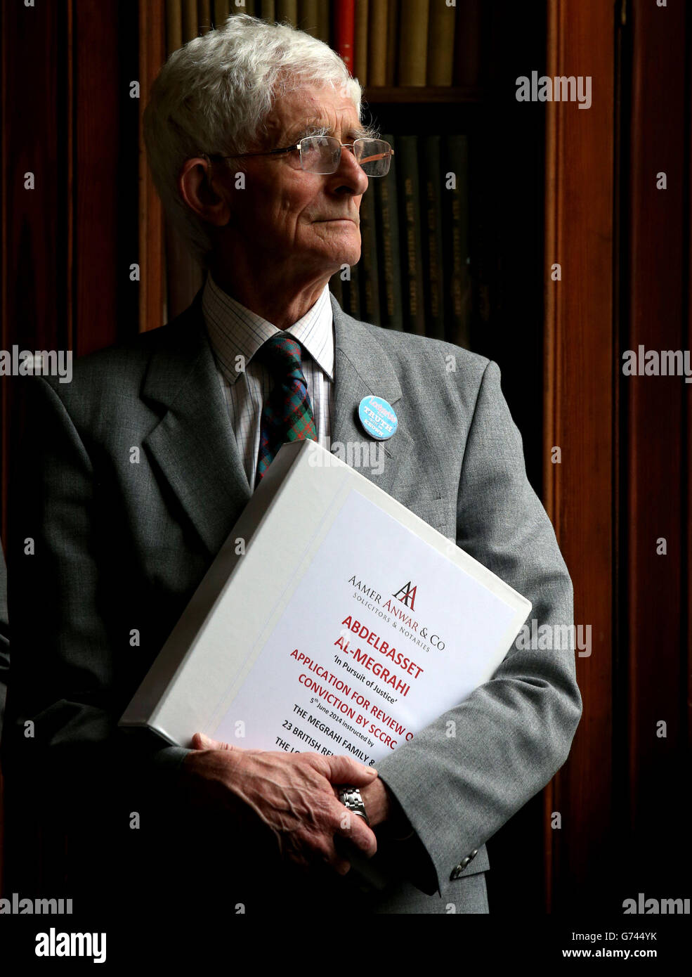 Dr Jim Swire, the father of Flora Swire who died in the bombing of Pan ...