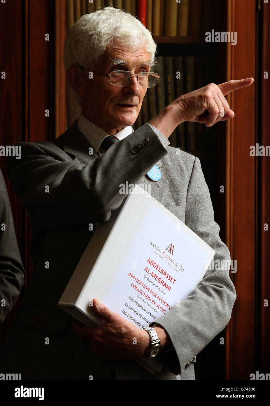 Dr Jim Swire, the father of Flora Swire who died in the bombing of Pan ...