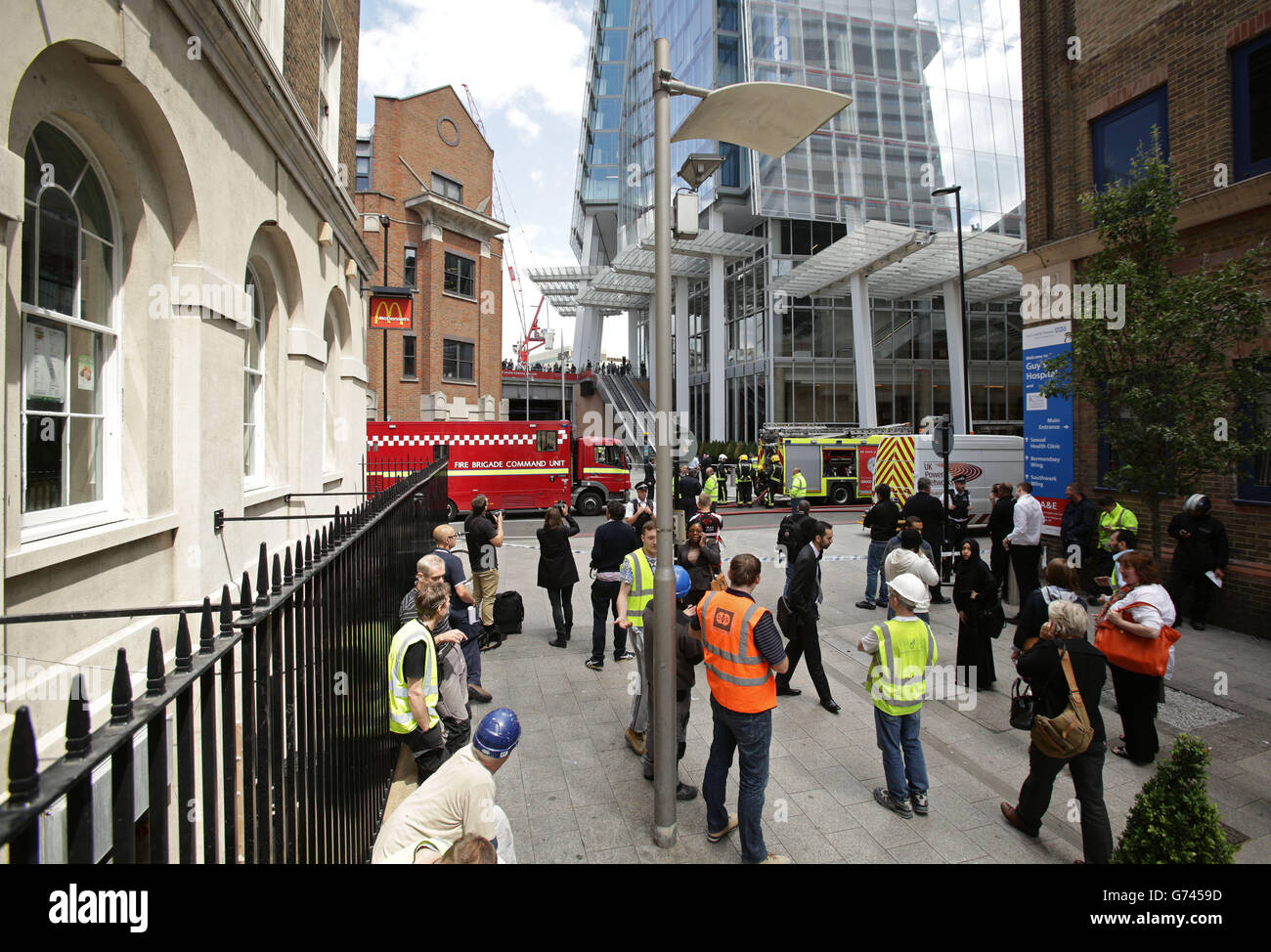 The London Fire Brigade (LFB) at the Shard, Europe's tallest building ...