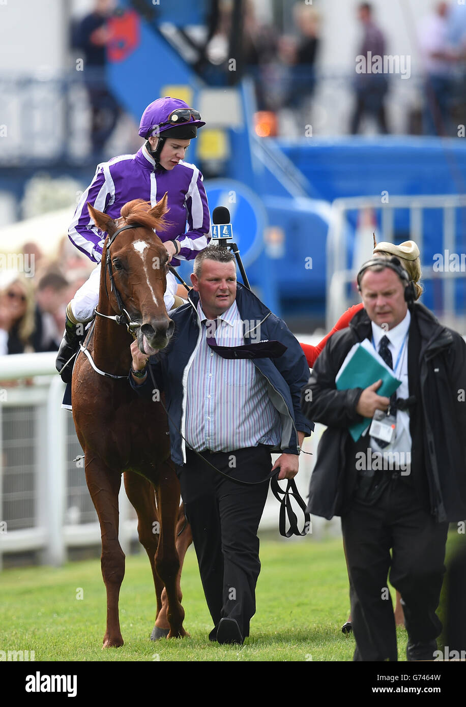 Justin O'Brien on Australia during Derby Day at Epsom Downs Racecourse ...